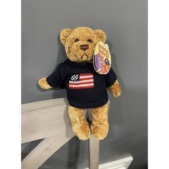 Gund | Toys | Americas Teddy Bear Gund Theodore American Flag Sweater H ...